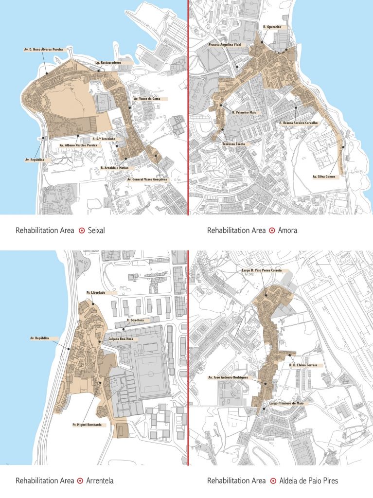 ARU SEIXAL | URBAN REHABILITATION - PACHECOSANTOS | ARQUITECTOS